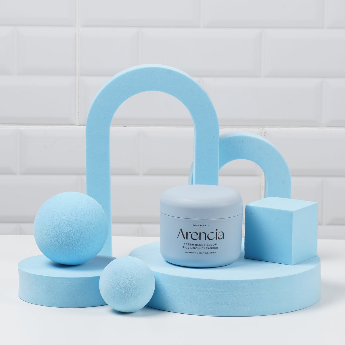 ARENCIA: RICE MOCHI CLEANSER - FRESH BLUE HYSSOP – Seoul Kool